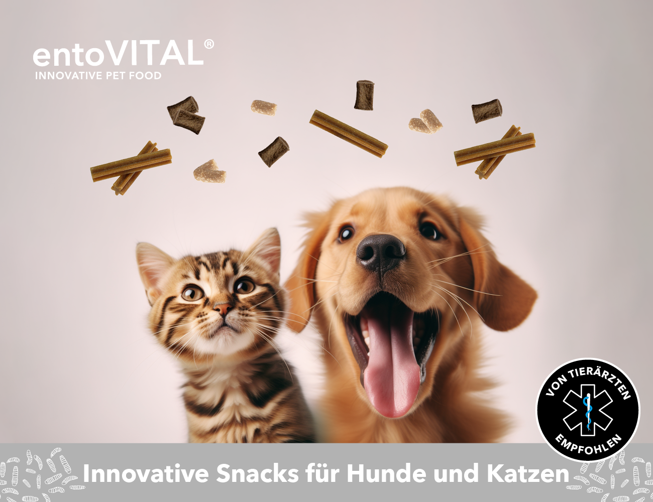 entoVITAL® - Das Snack-Konzept für Hunde und Katzen